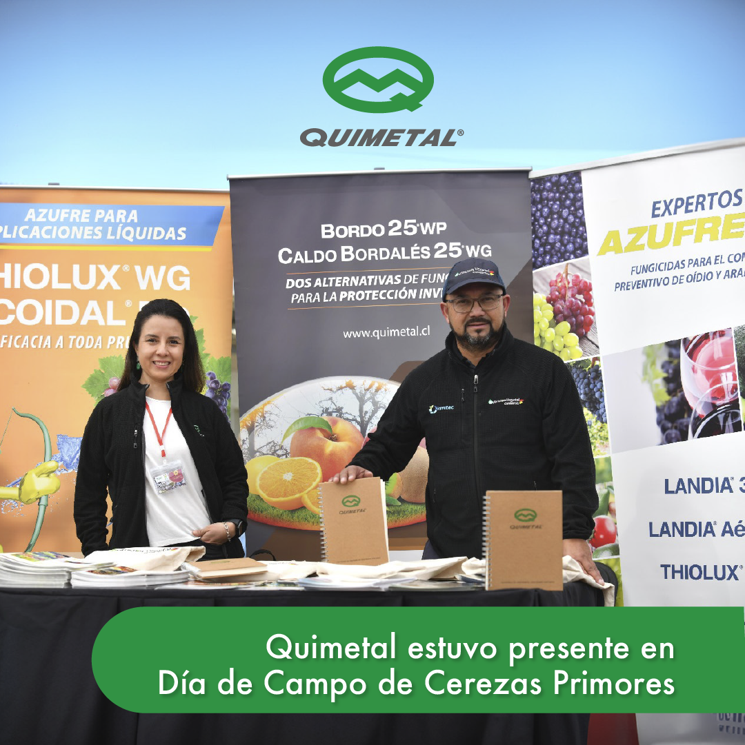 Equipo de Quimetal se hizo presente en Día de Campo de Ovalle - Smartcherry