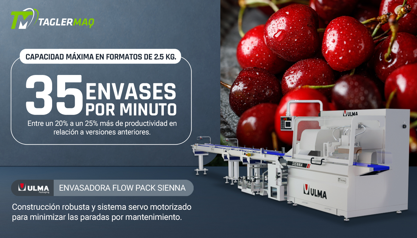 Ulma Sienna | Las 6 ventajas del envasado Flow Pack en cerezas de ...